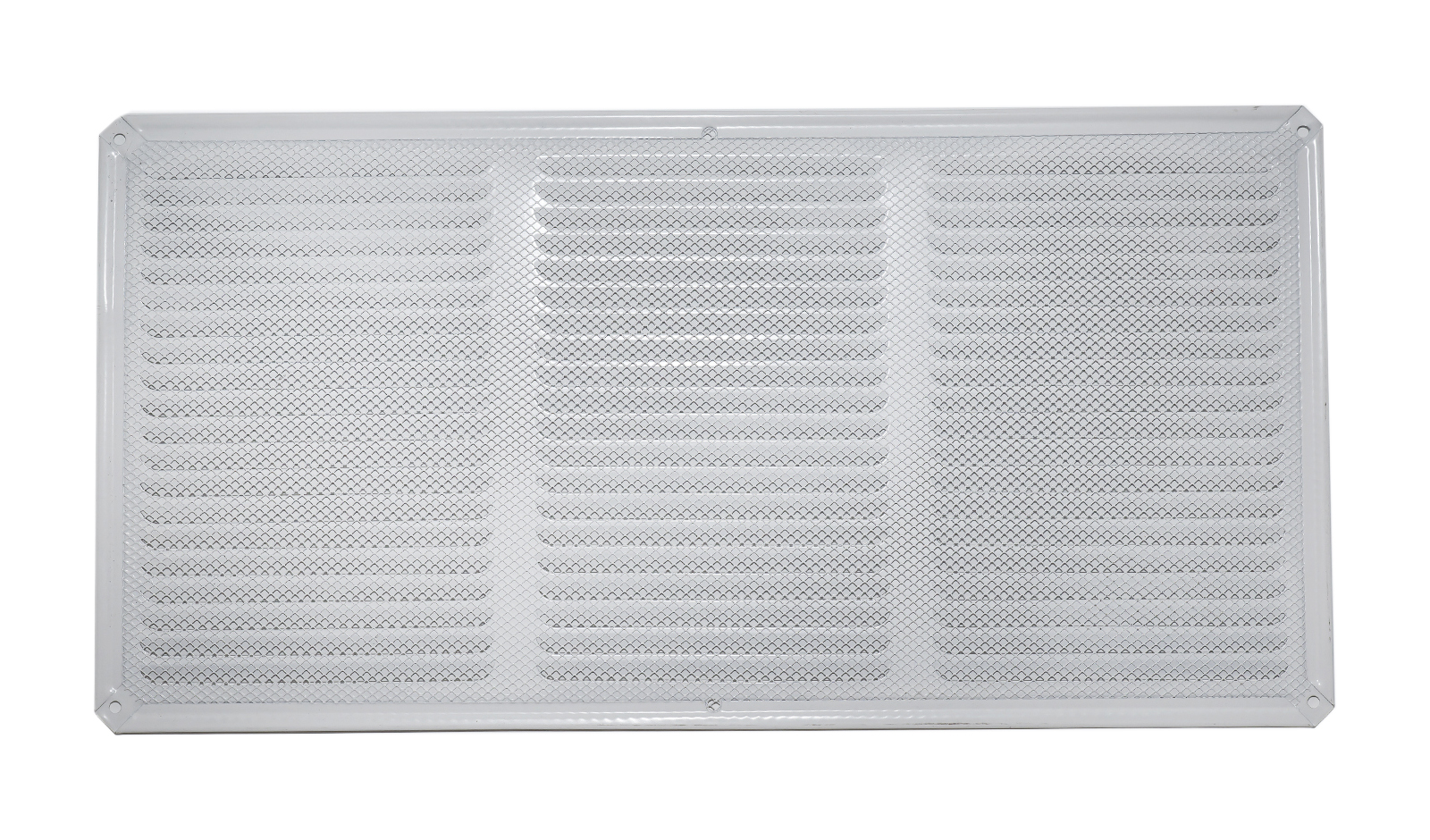 Metal Eave Vent White 400x200mm (twin pack) - Alpine Ventilation
