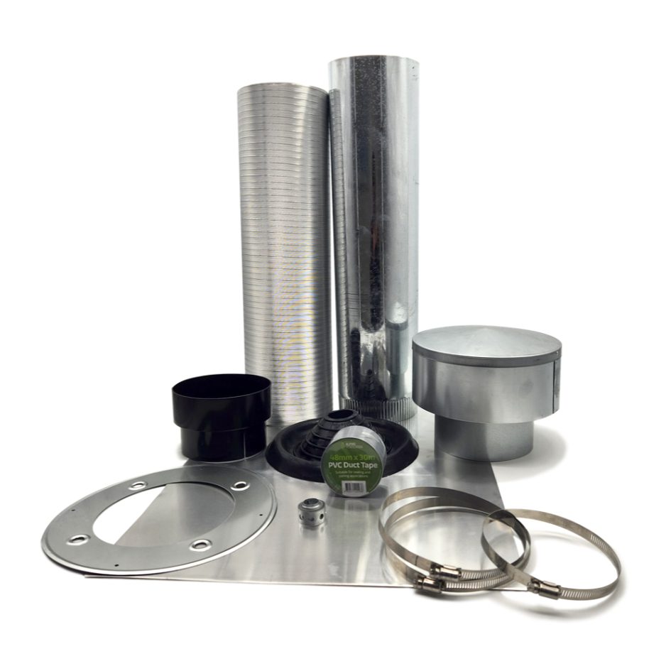 Roof Vent Kit - Tiled 125-150mm - Alpine Ventilation